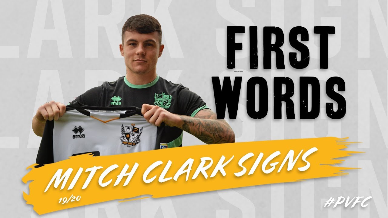 Mitch Clark excited to rejoin the Vale on loan - YouTube