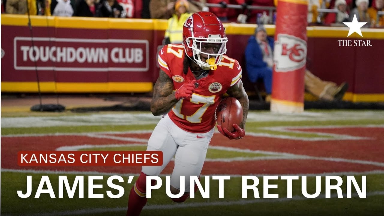 Kansas City Chiefs' Richie James Explains why he Fielded Punt from own ...