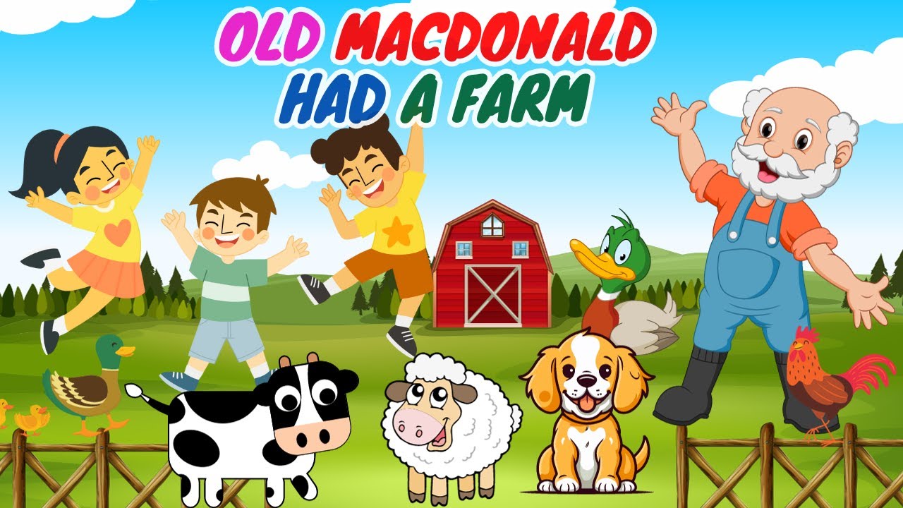 Poem Old Macdonald Had a Farm - Sing and Learn with your Favorite ...