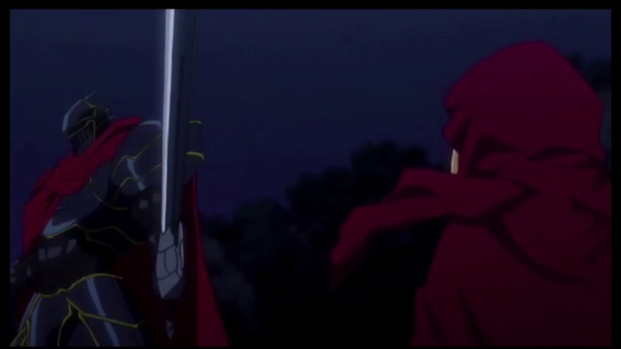 Overlord - Lord Momon vs Demiurge Full Fight - YouTube