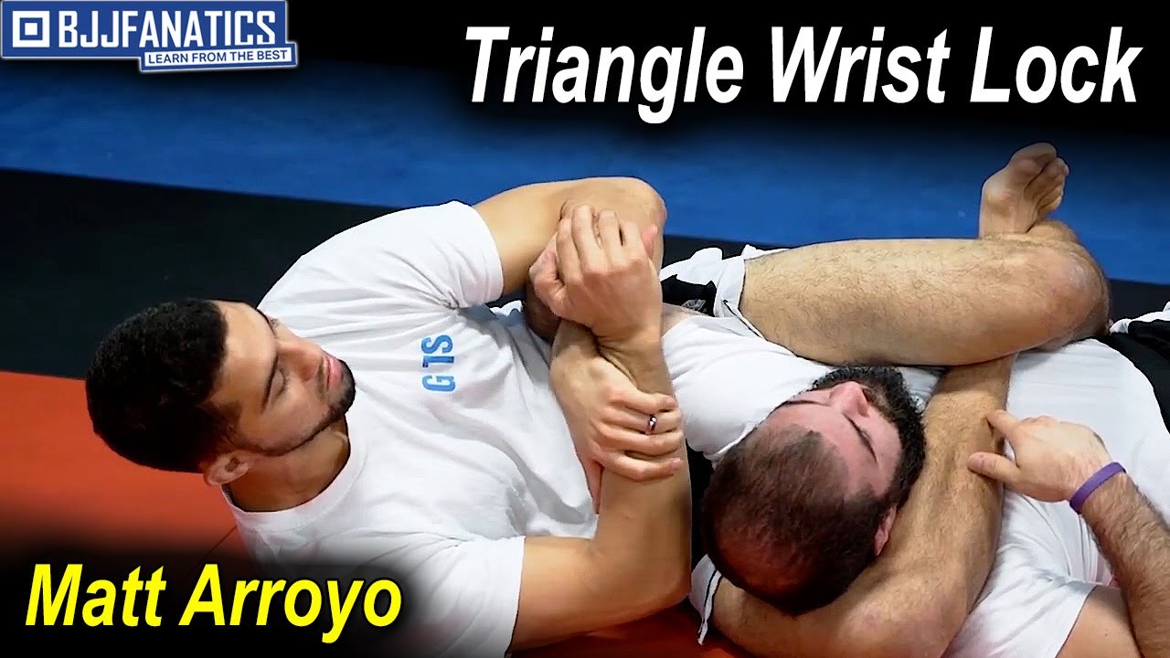 Triangle Wrist Lock by Matt Arroyo - YouTube
