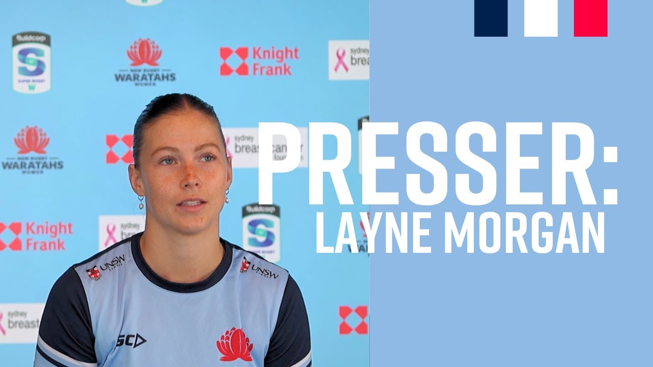 Presser: Layne Morgan ahead of Semi-Final match against Brumbies - YouTube