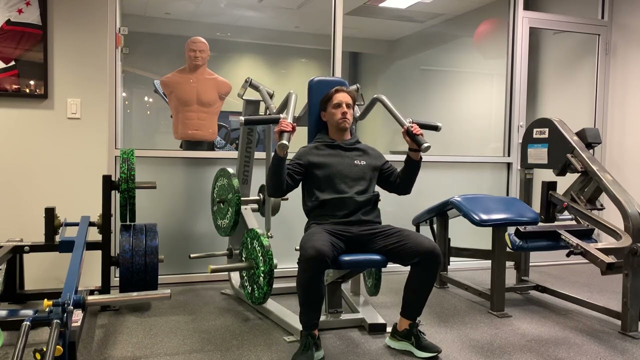 Seated Machine Shoulder Press - YouTube