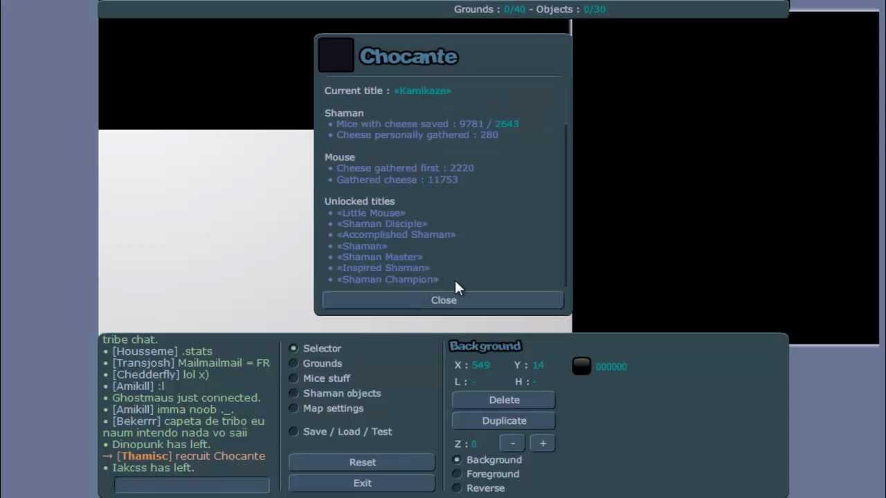 Transformice: Map Editor Tutorial - Part 12 (Moar Hidden dots and backgrounds) - YouTube
