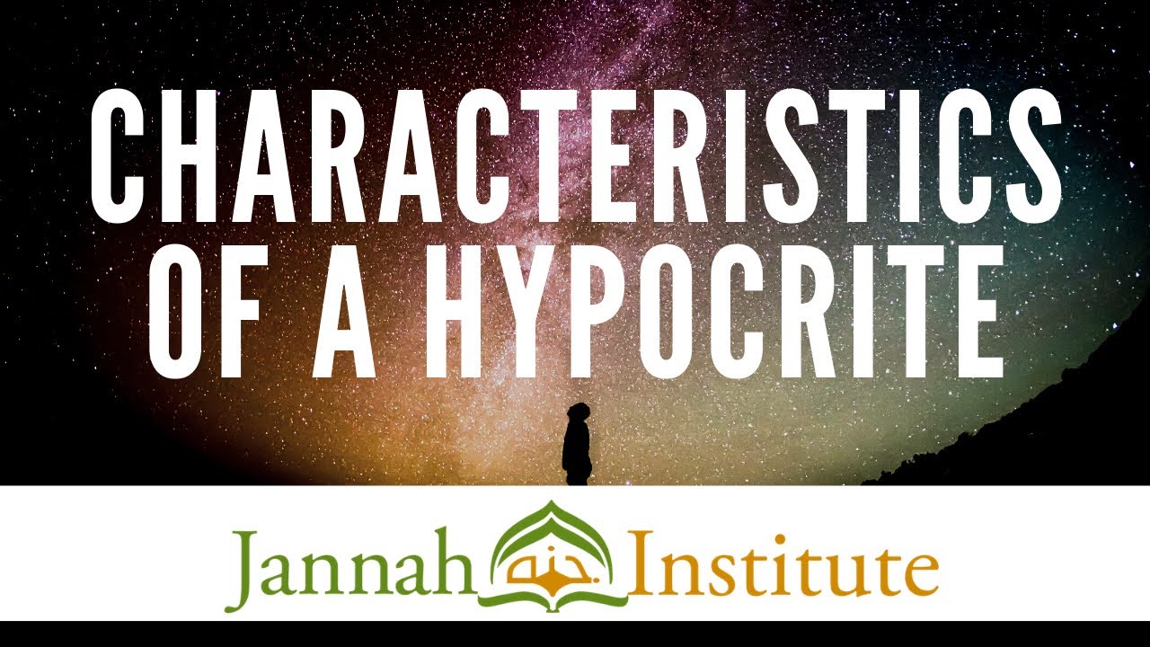 Characteristics of a Hypocrite - YouTube