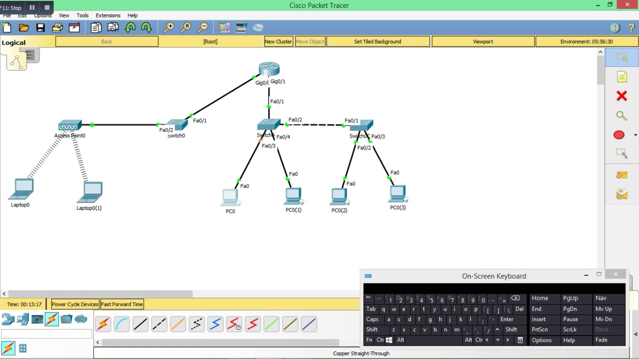 Project UAS Praktikum Jarkom (Filtering Mac Address) -by Hana - YouTube
