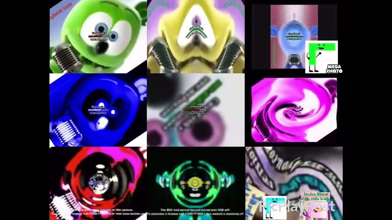 9 Klaskyklaskyklaskyklasky gummy bear song version v1 - YouTube