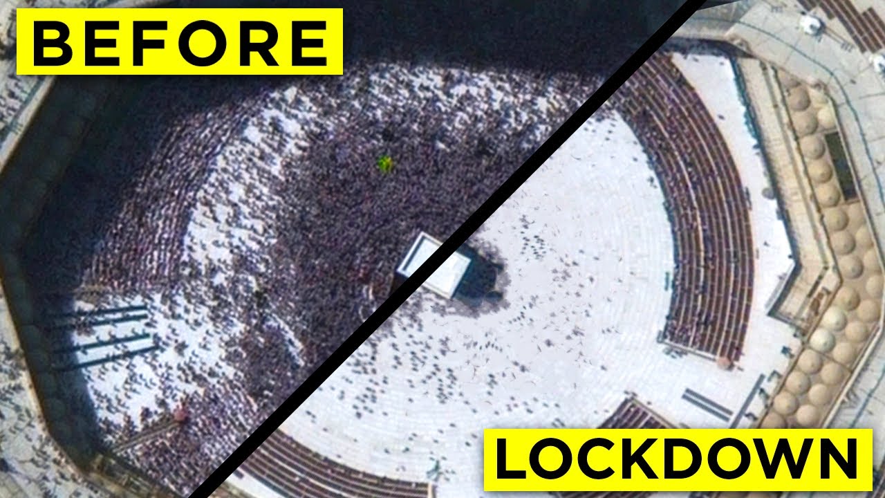 The Shocking Effect Of Lockdown From the Sky - YouTube