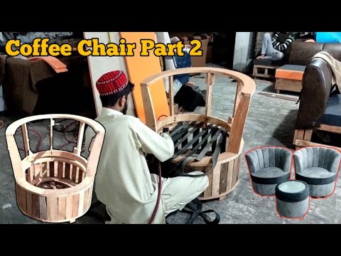 How to make coffee chair part 2 step by step - YouTube