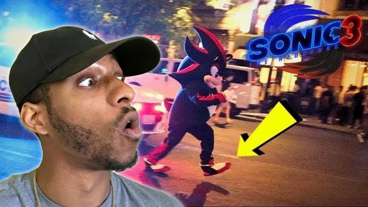 SHADOW IN REAL LIFE PRANK (SONIC MOVIE 3 PARODY) Reaction - YouTube