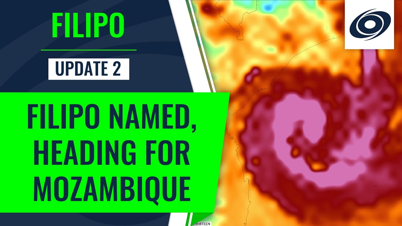 Cyclone Filipo Named and Heading for Mozambique - YouTube