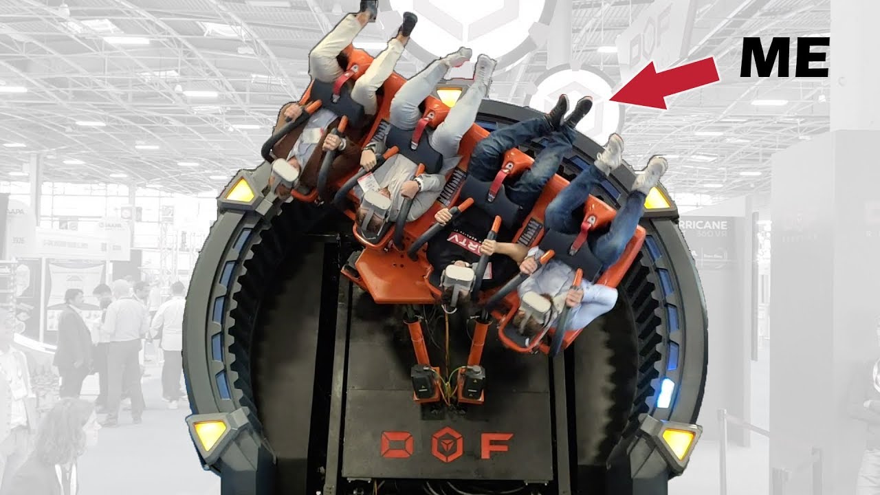 The WILDEST 6DOF VR Motion Simulator! Meet The Hurricane 360 from DOF ...