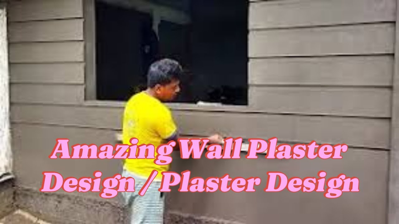 Amazing Wall Plaster Design / Plaster Design construction - YouTube