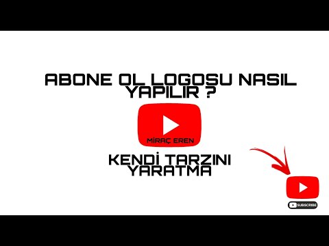 YOUTUBE ABONE OL LOGOSU NASIL YAPILIR ? (ÖĞRETİCİ)