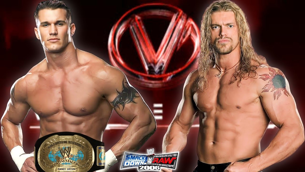 WWE Randy Orton vs Edge Intercontinental championship Vengeance 2004 ...