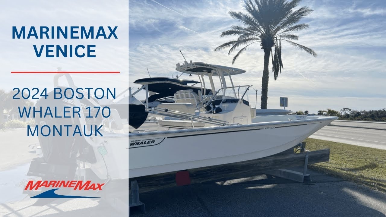 2024 Boston Whaler 170 Montauk | Full Walk-Through | MarineMax Venice ...