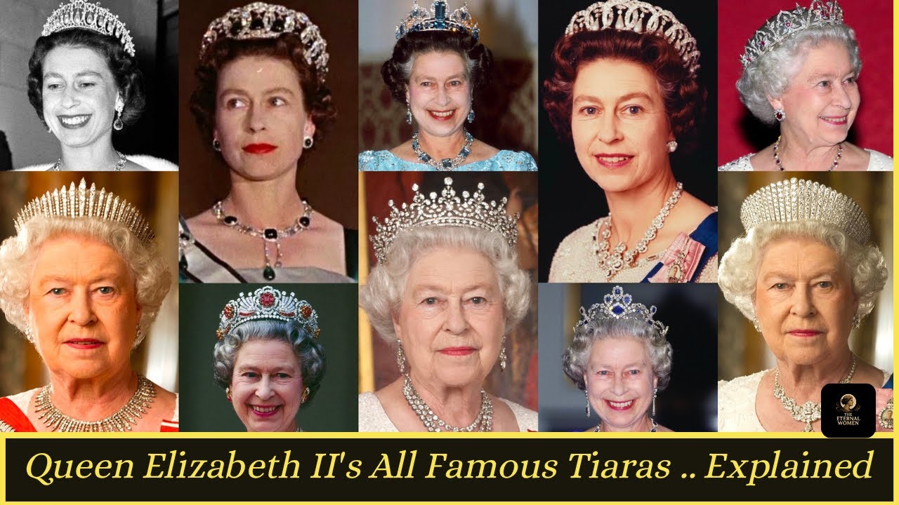 Queen Elizabeth II's All Famous 17 Tiaras .. Explained - YouTube