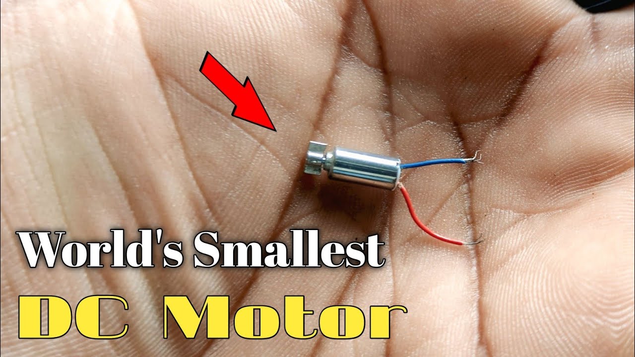 The world's smallest electric motor - Find from your mobile phone - YouTube