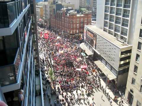 G20 Toronto Protest - 06/25/10 - YouTube