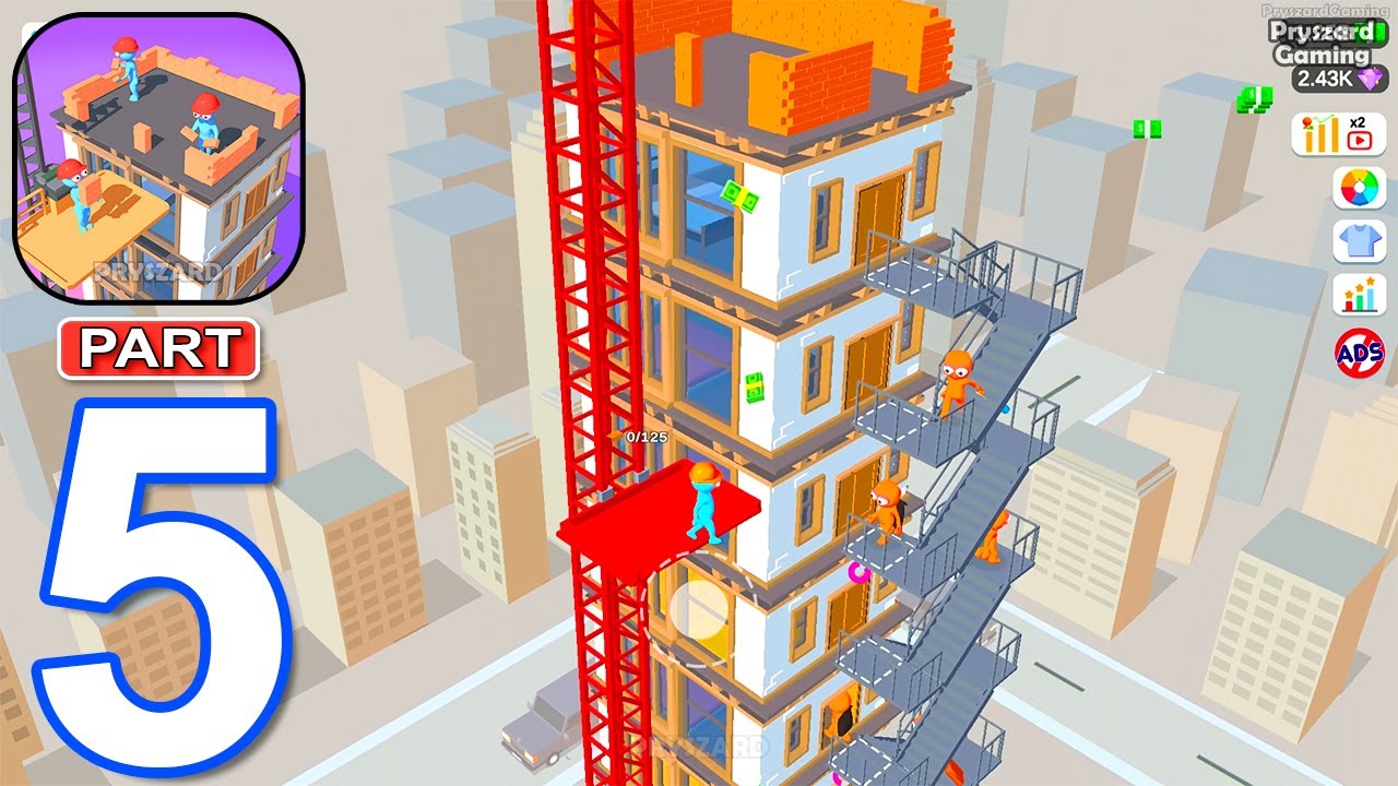 My Tiny Tower - Gameplay Walkthrough Part 5 Stickman City Builder ...