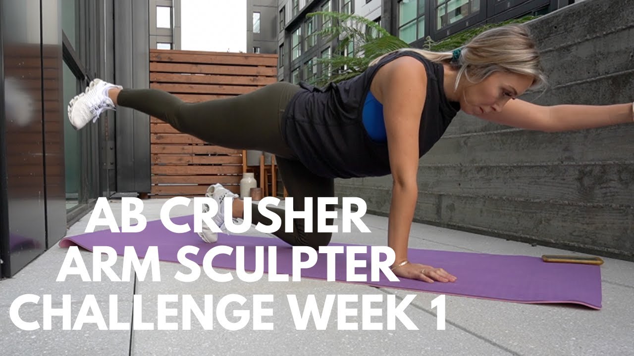 10 MINUTE AB CRUSHER ARM SCULPTER- Challenge Week 1 - YouTube