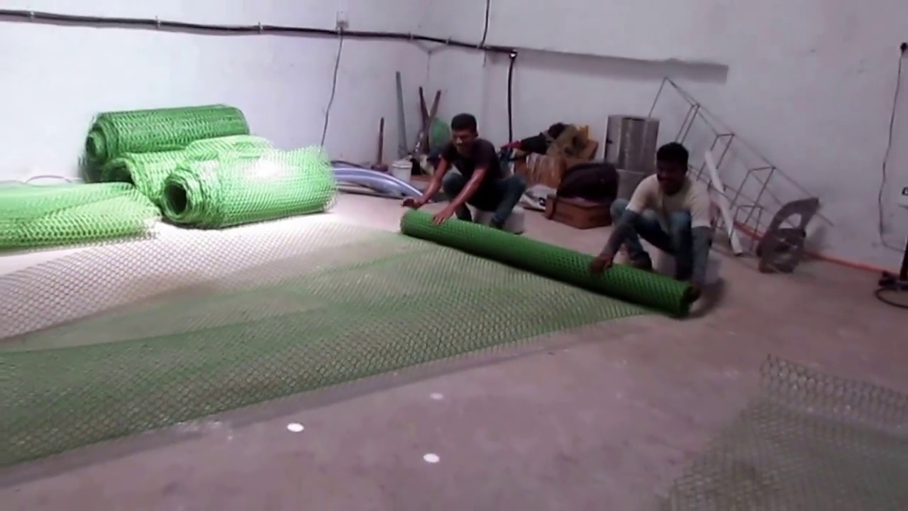 NET MAKING MACHINE NETLON TYPE NETTING INDIA BARODA - YouTube