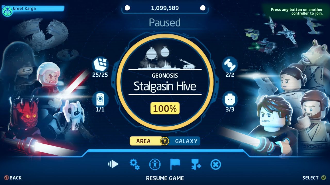 LEGO Star Wars The Skywalker Saga Stalgasin Hive 100% Guide (All ...