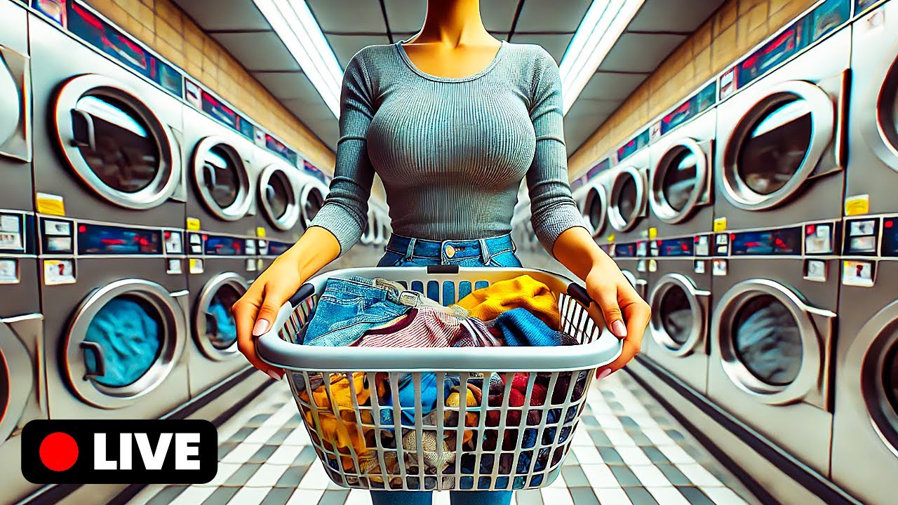 This NEW Laundry Store Simulator Is SUPER Addictive... - YouTube