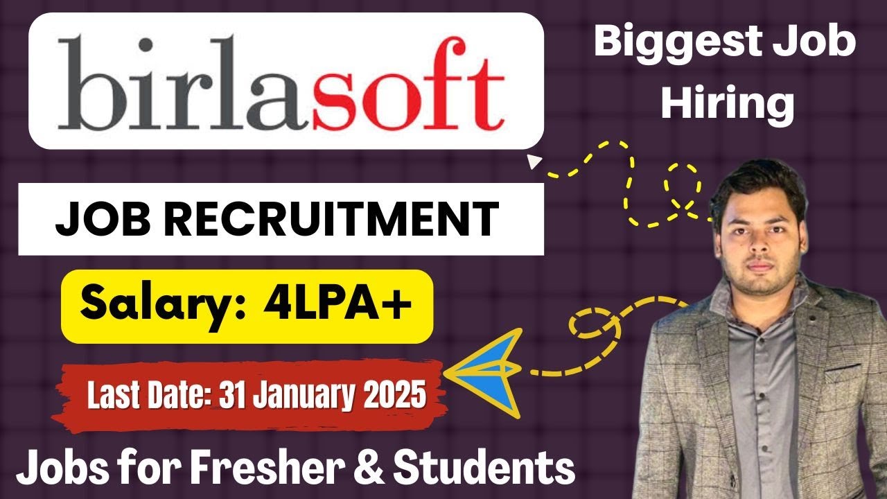 🔴Direct Referral Hiring | Birlasoft Announced Off Campus Hiring 2025, 2024 | Salary 4LPA - YouTube
