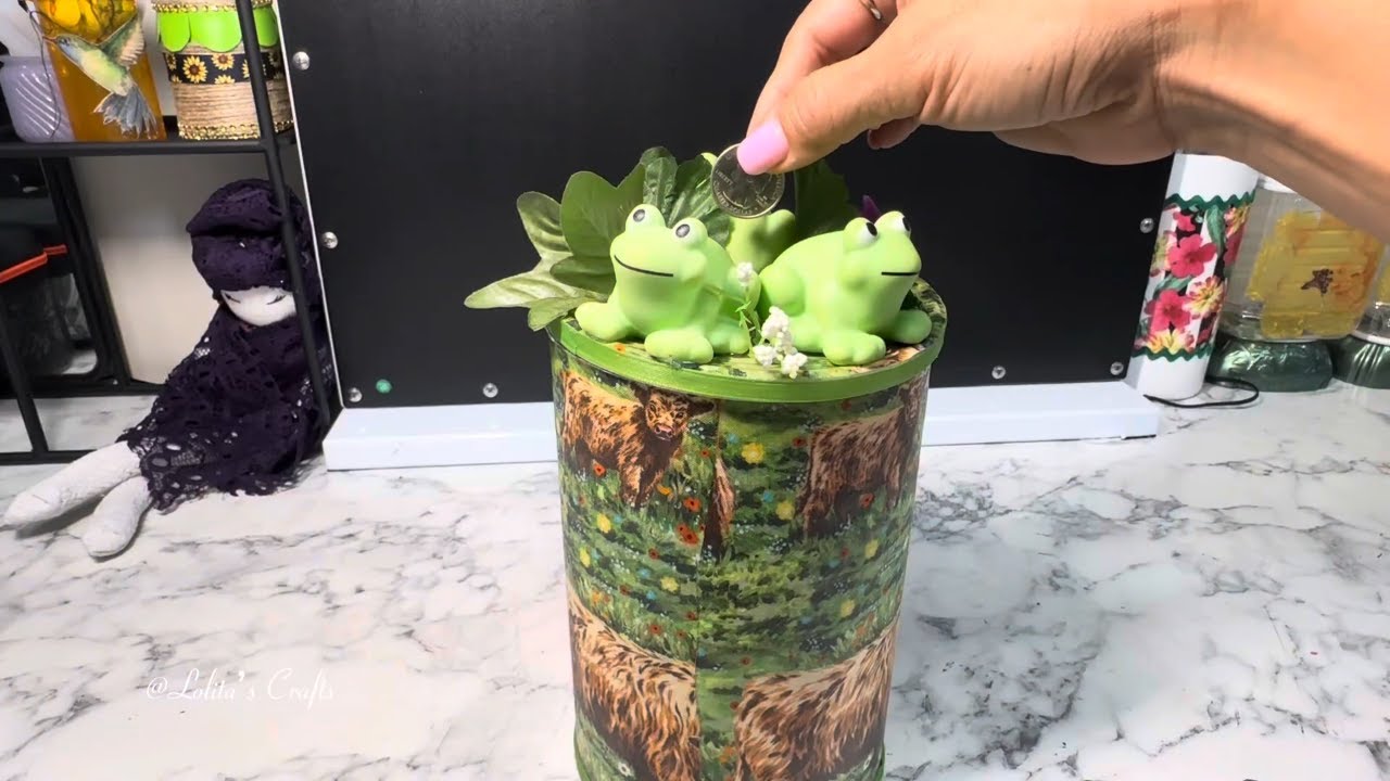 Diy Recycled Coin Bank - Get Crafty And Save Money! - YouTube