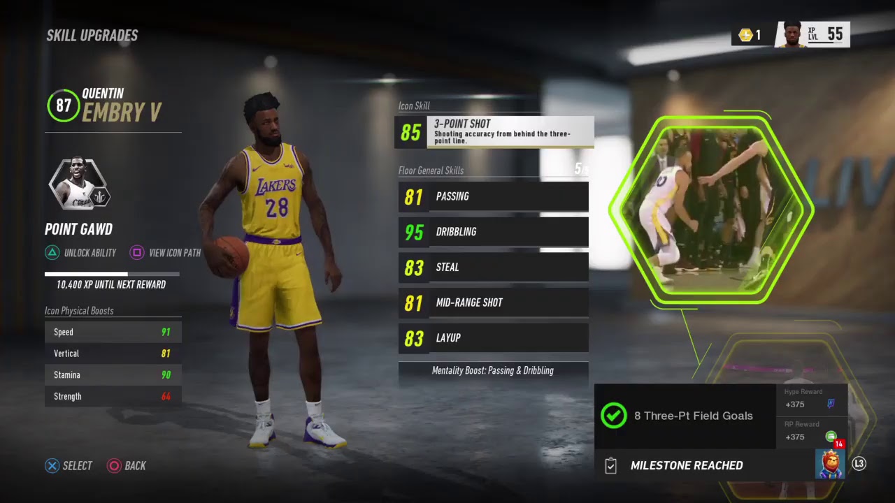 NBA Live 19 5th build *FLOOR GENERAL* - YouTube