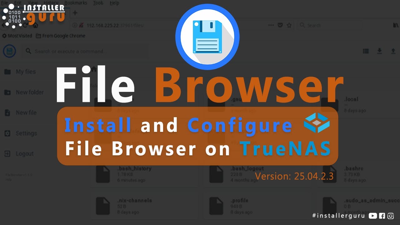 FileBrowser complete installation on TrueNAS SCALE 25.04.2.3 | SMB Share Setup & Access Guide ...
