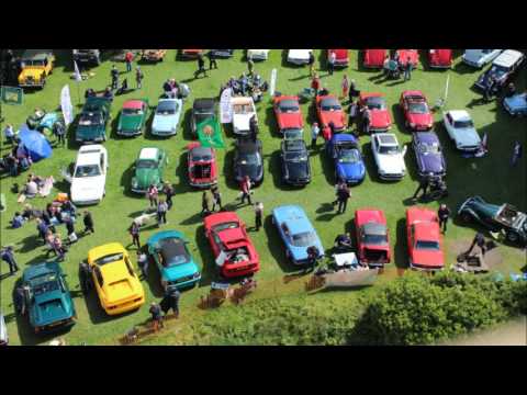 ludlow castle classic car show - YouTube