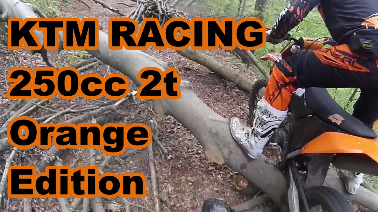 Enduro 250cc KTM RACING Orange Edition - YouTube