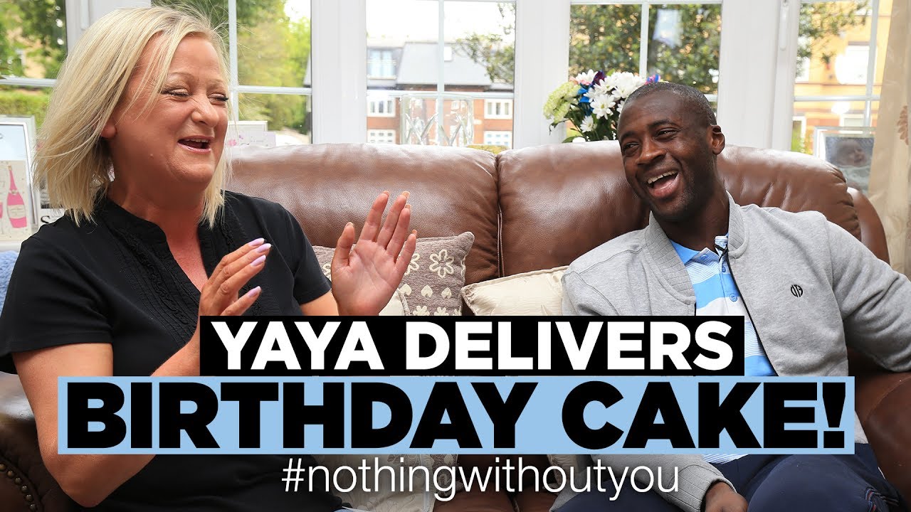 YAYA DELIVERS BIRTHDAY CAKE! | #nothingwithoutyou - YouTube