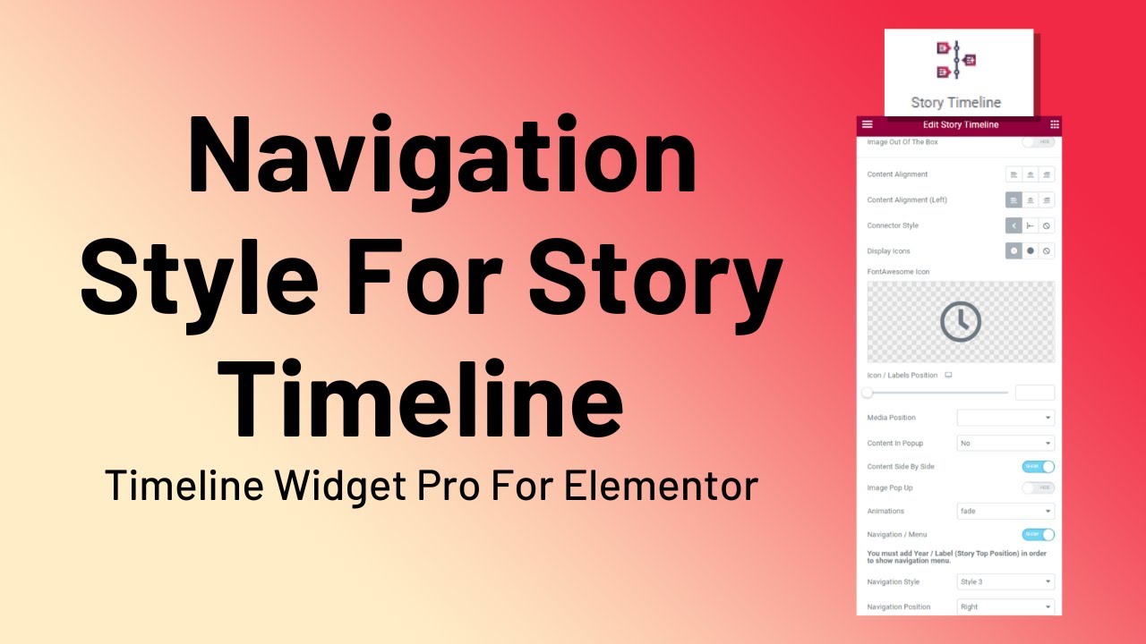 Timeline Widget Pro For Elementor −Navigation Style For Post & Story ...