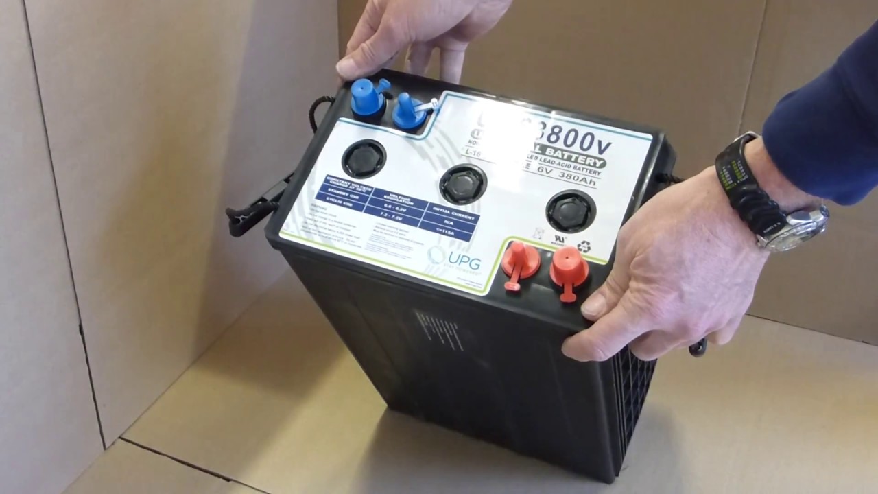6 Volts 380Ah - SLA/AGM Battery - UB63800- Group L16 ...