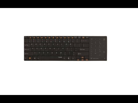 Rapoo Wireless Keyboard E9080 Review - YouTube