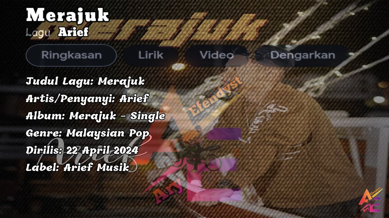Lirik Lagu Merajuk - Arief - YouTube