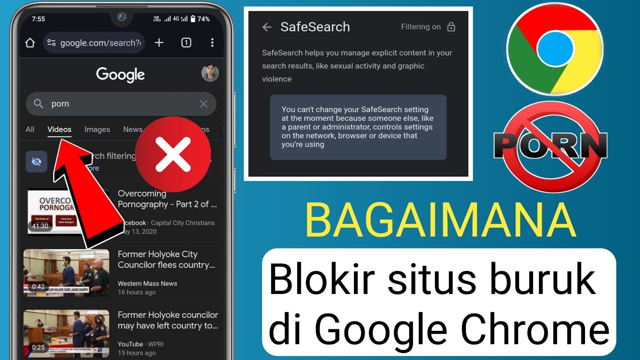 Cara Memblokir Situs Buruk Di Google Chrome Di Android (2024) || Google ...