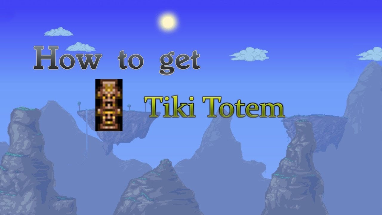 How to get Tiki Totem (terraria) - YouTube