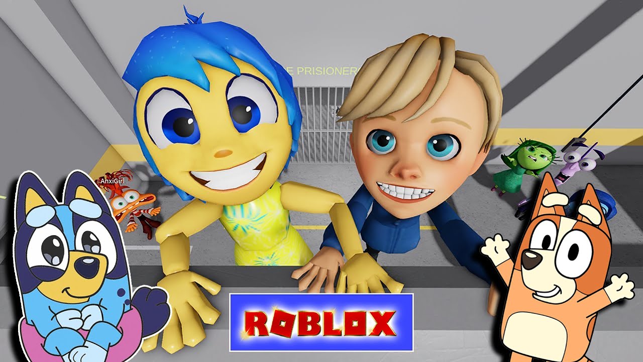 BABY BLUEY SAVING INSIDE OUT 2 JOY! #roblox #obby - YouTube