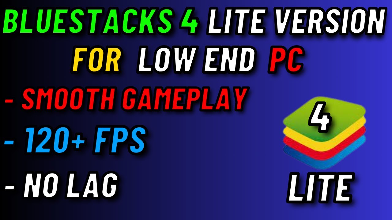 BLUESTACKS LITE FOR LOW END l FREE FIRE LAG FIX AFTER OB45 UPDATE ...