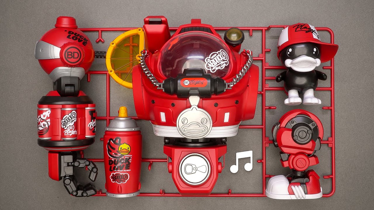 ♪Build: Coke Gundam｜Hip-hop Duck Mecha｜B.Duck｜Satisfying beat building ...