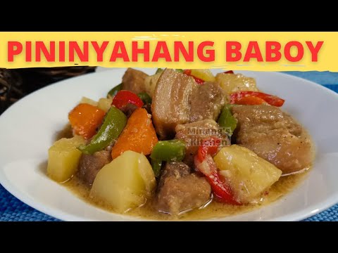 PININYAHANG BABOY | Pork With Pineapple Recipe | PINEAPPLE PORK Recipe ...
