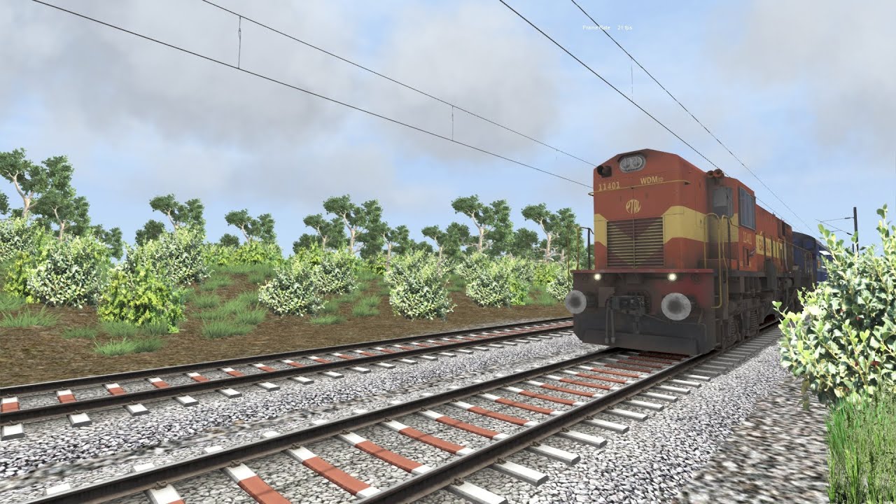 Premiere 1: 11448 Shaktipunj Express in WCR V1 Route by HR Game World ...