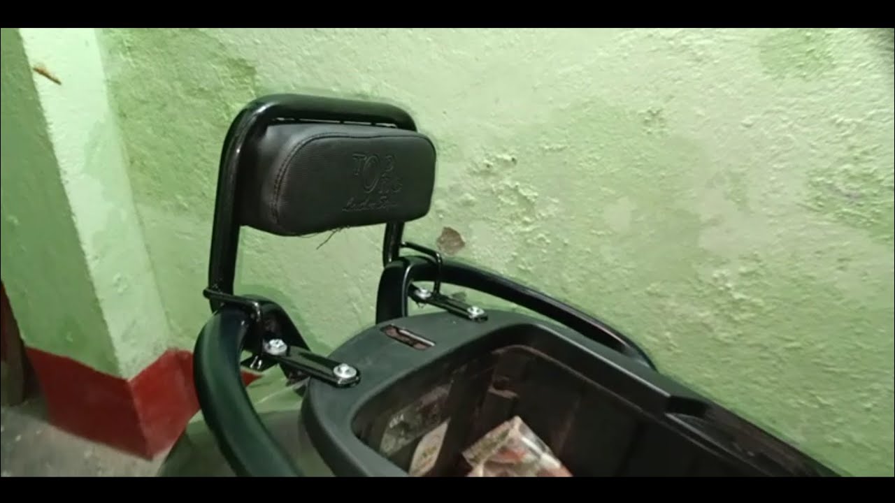 Ola ev scooty ka back rest || back rest || ola back rest - YouTube