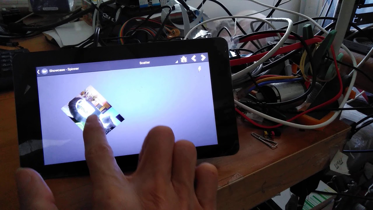RaspberryPi Touch Screen demo 3 - YouTube