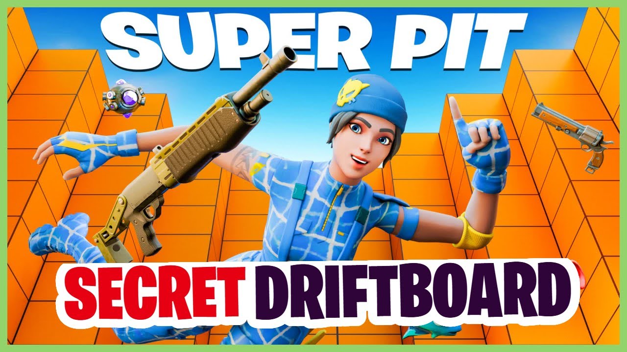 SUPER PIT Fortnite SECRETS 🛹 Unlock the DRIFT BOARD with This Hidden ...