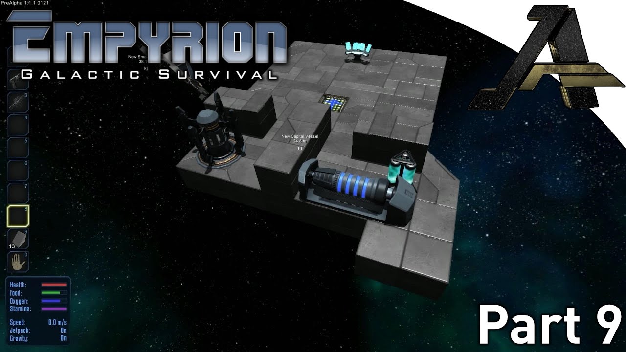 Empyrion Galactic Survival Gameplay - Part 9 - " Building My Capital ...